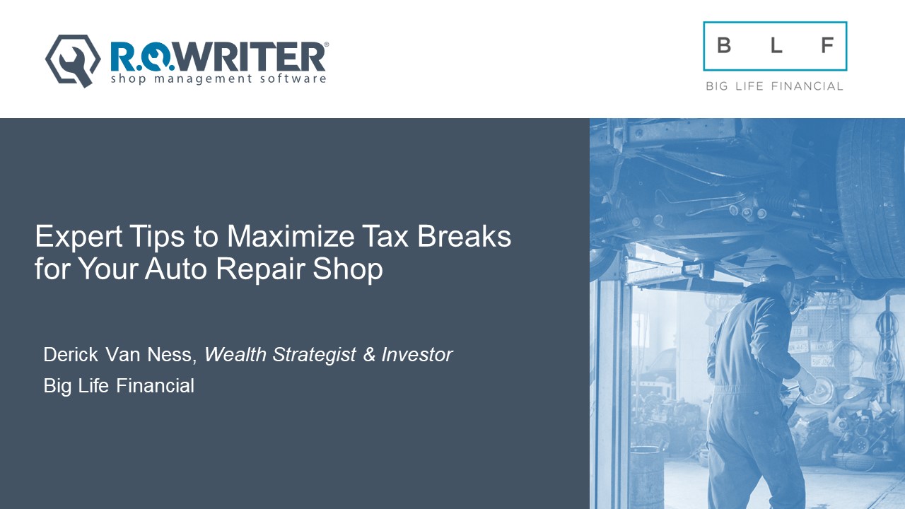 Auto Repair Shop Management Savings Tips | RO Writer