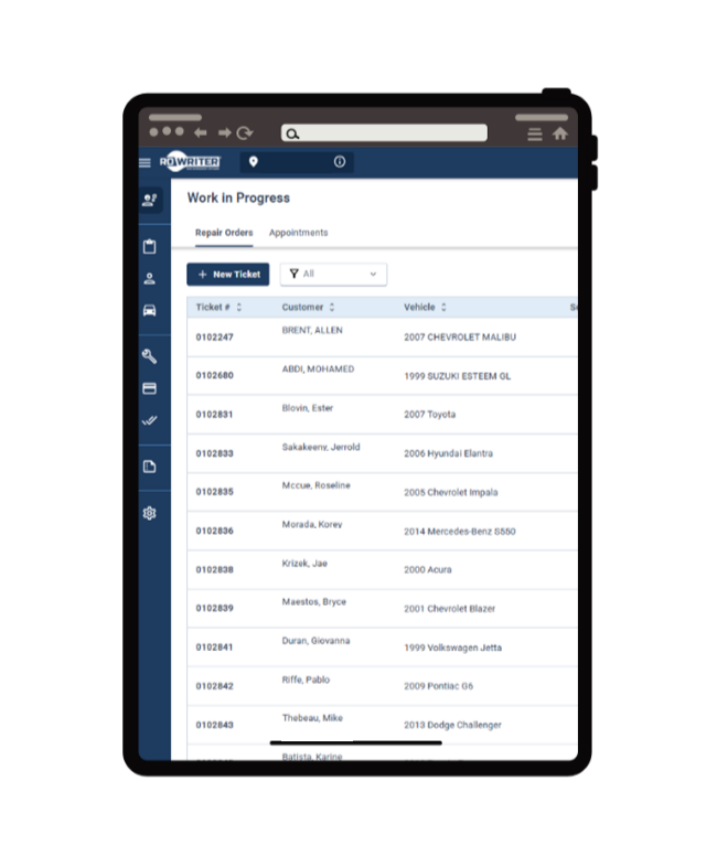 Digital Vehicle Inspections (DVI Suite) | RO Writer | Shop Management ...